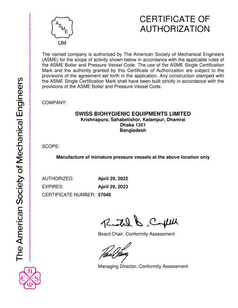 SBE – Swiss Biohygienic Equipment